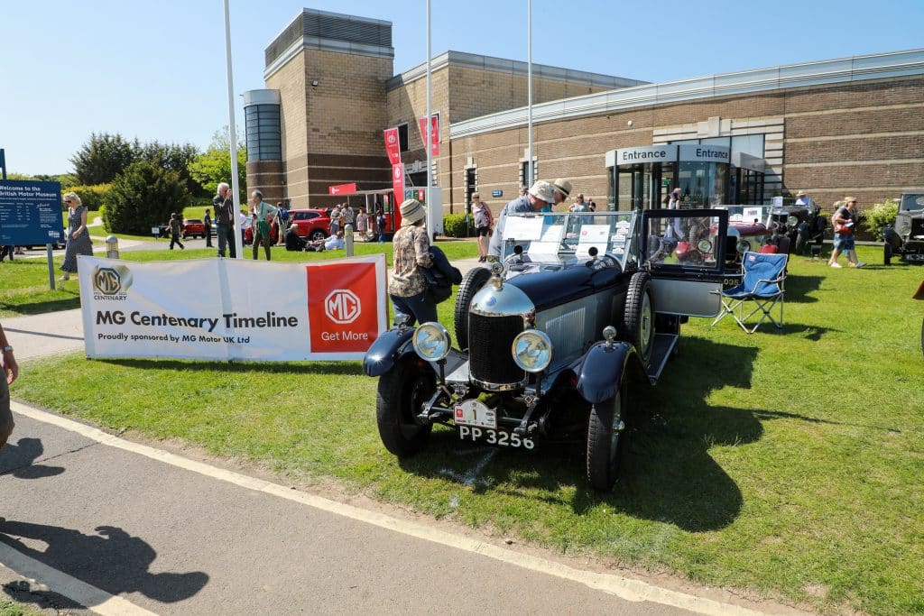 MG Centenary Celebrations - Peter James Insurance