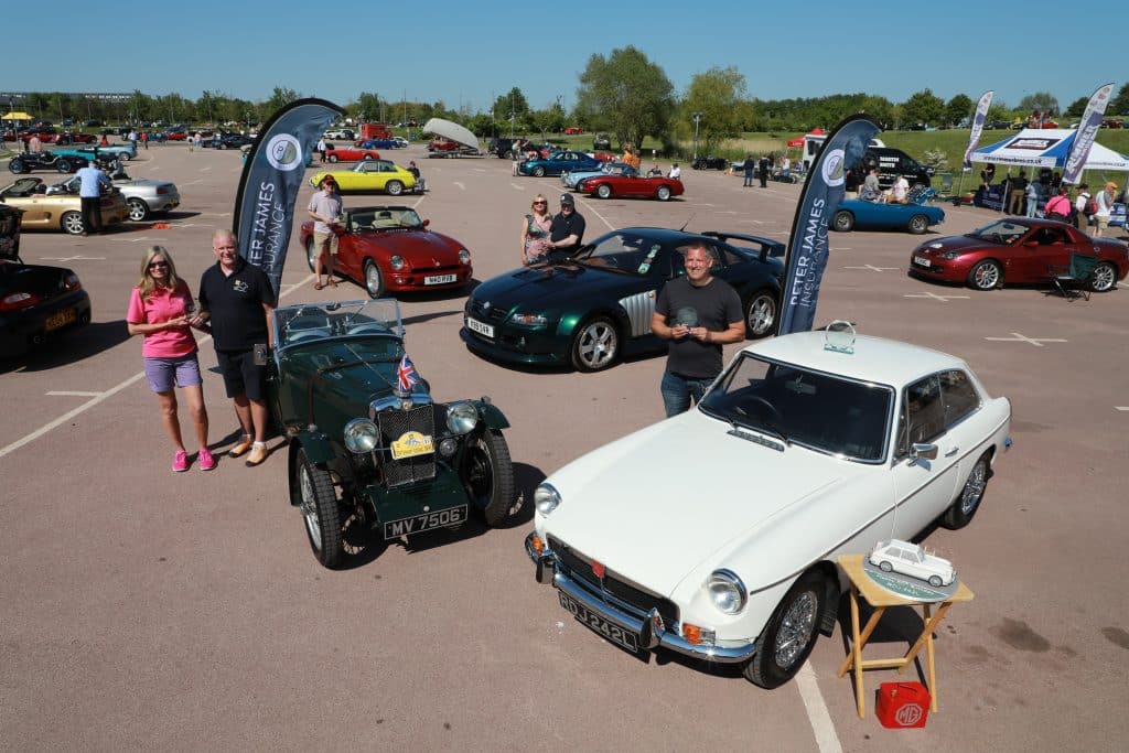 MG Centenary Celebrations - Peter James Insurance